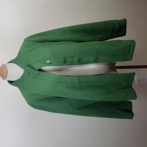 WoolOvers | Jackets & Coats | Woolovers Womens Boiled Wool Short Button ...